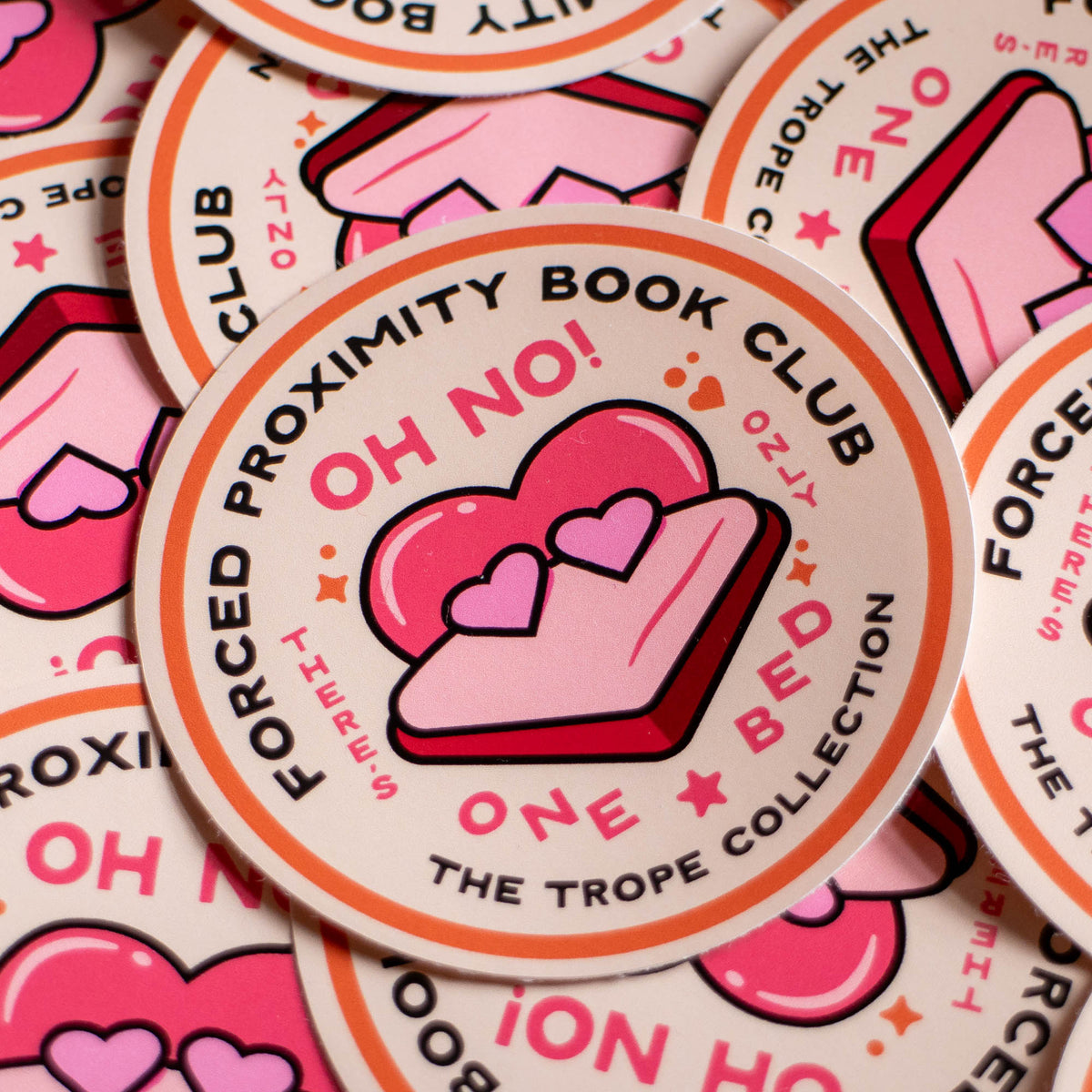 Forced Proximity Book Club Vinyl Sticker | Finest Imaginary