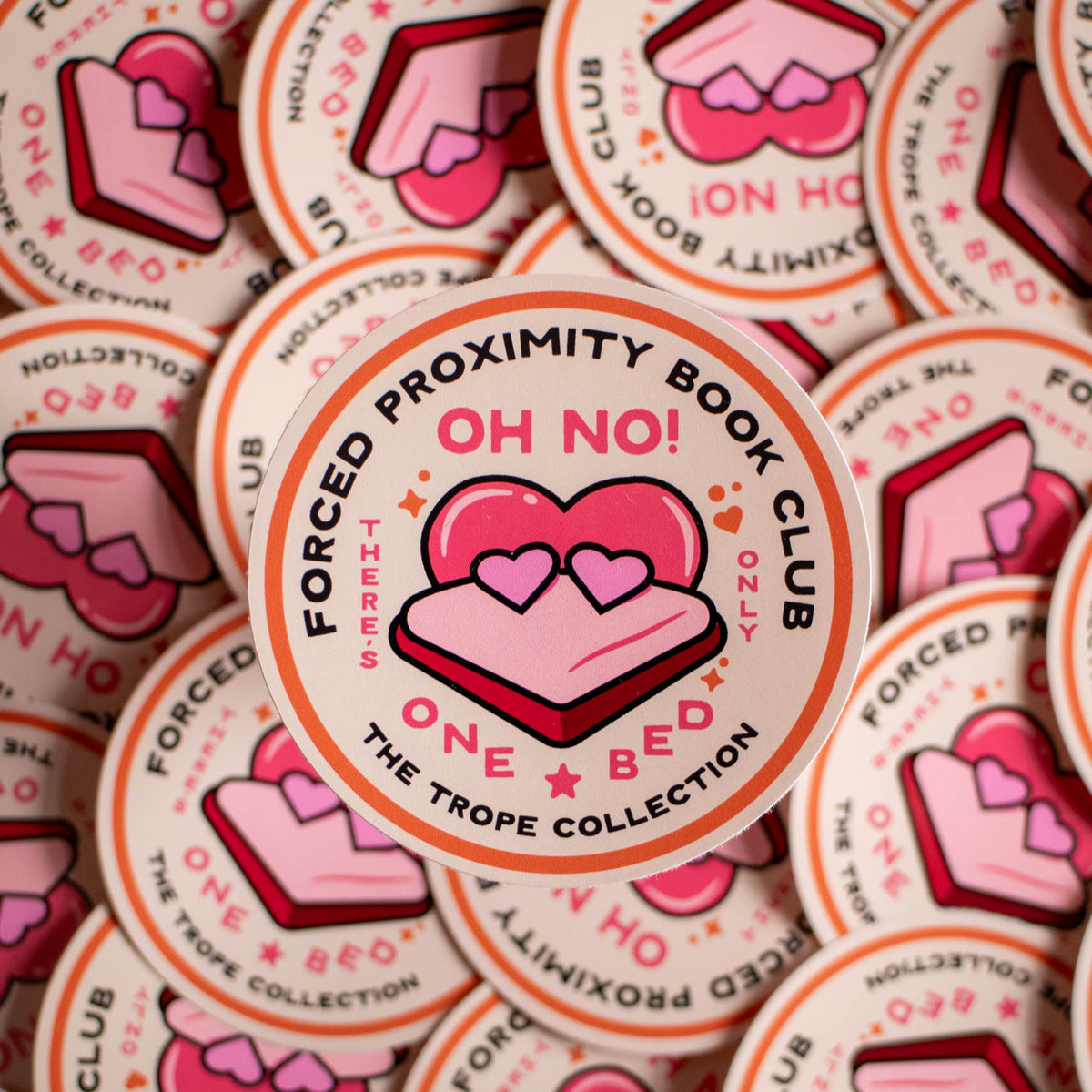 Forced Proximity Book Club Vinyl Sticker | Finest Imaginary