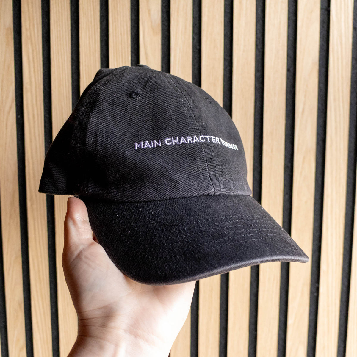 Main Character Energy Black Cap – Finest Imaginary