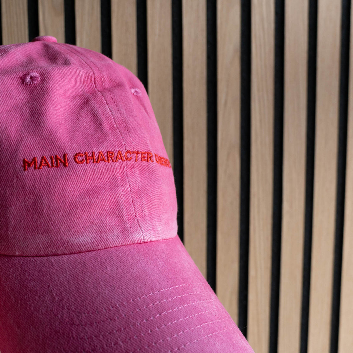 Main Character Energy Pink Cap – Finest Imaginary