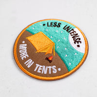 Less Intense, More In Tents Patch | Finest Imaginary