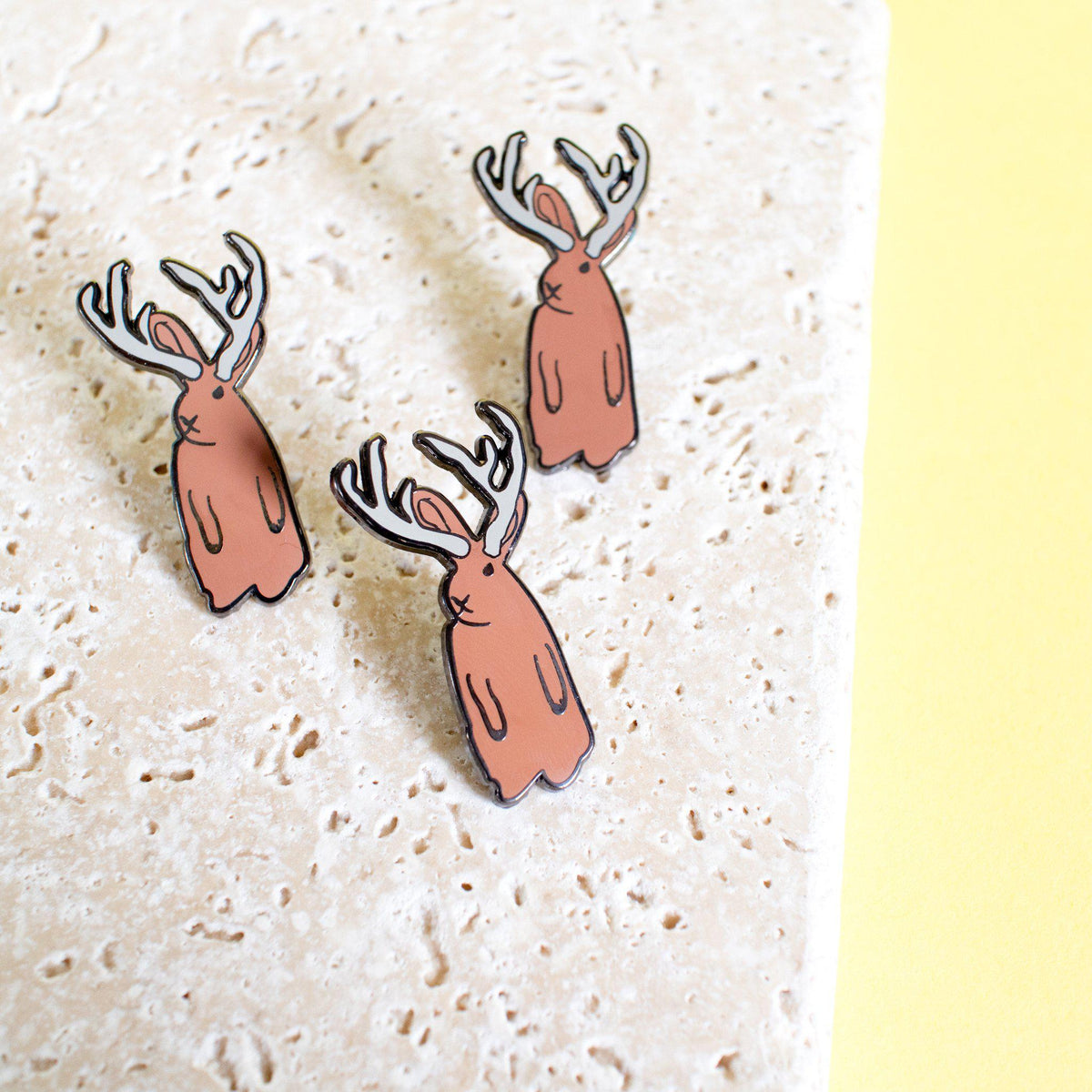 Jackalope Enamel Pin – Finest Imaginary