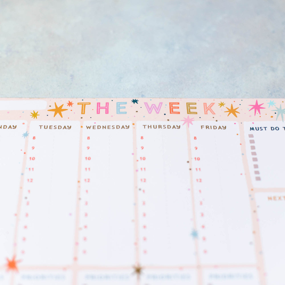 The Week A4 Planner Pad – Finest Imaginary